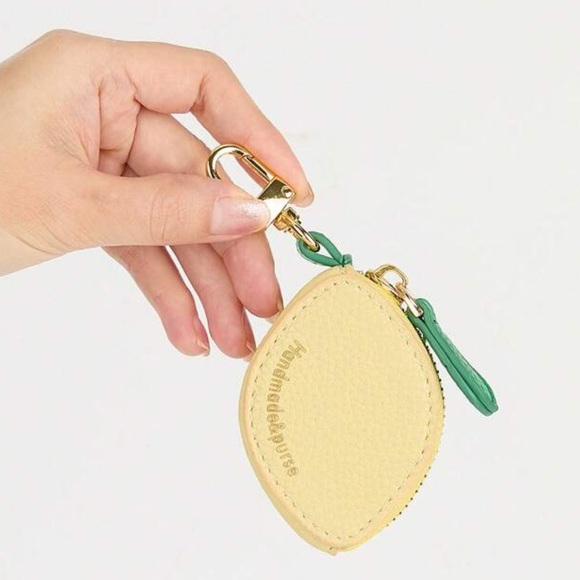 Accessories | New Yellowgreen Lemon Keychain Pouch | Poshmark